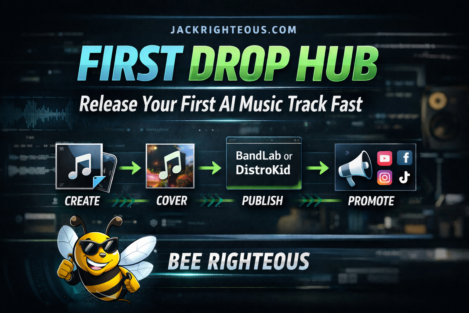 New First Drop Hub: Release Your First AI Music Track Fast – Jack Righteous