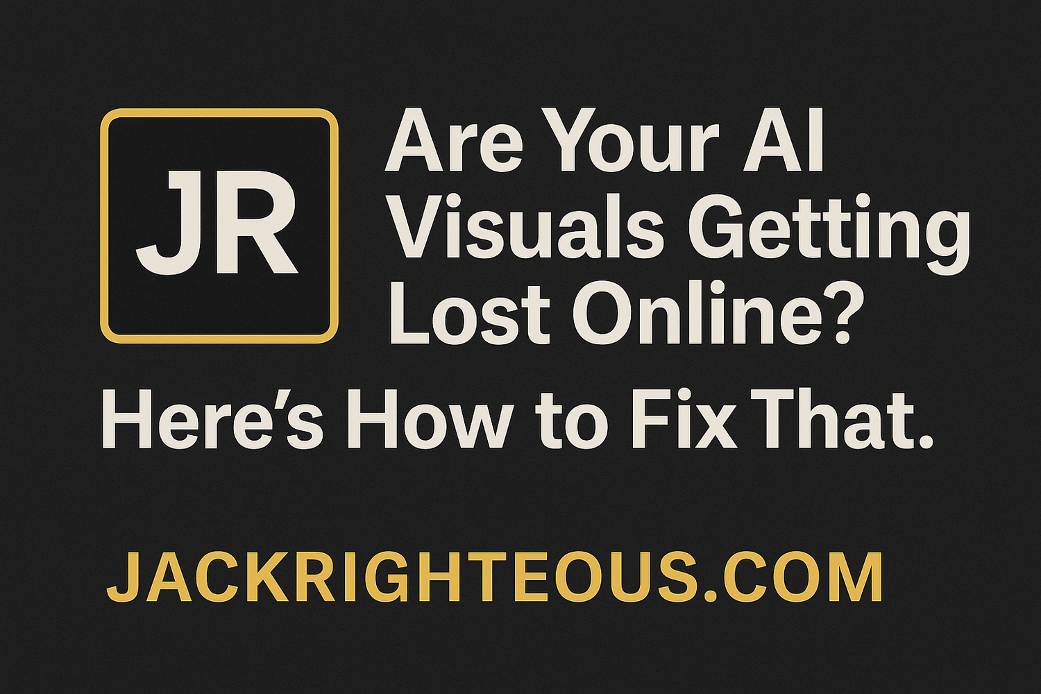 AI Visuals Blueprint: Build Your Brand & Monetize AI Art – Jack Righteous