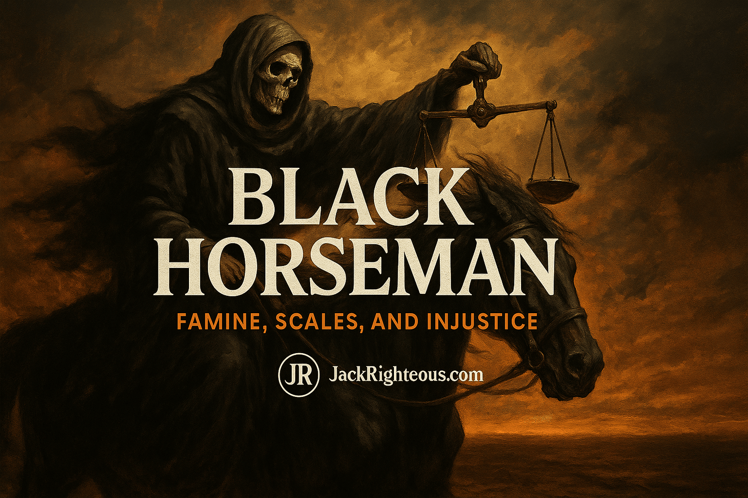 Black Horseman: Famine, Scales, and Injustice – Jack Righteous