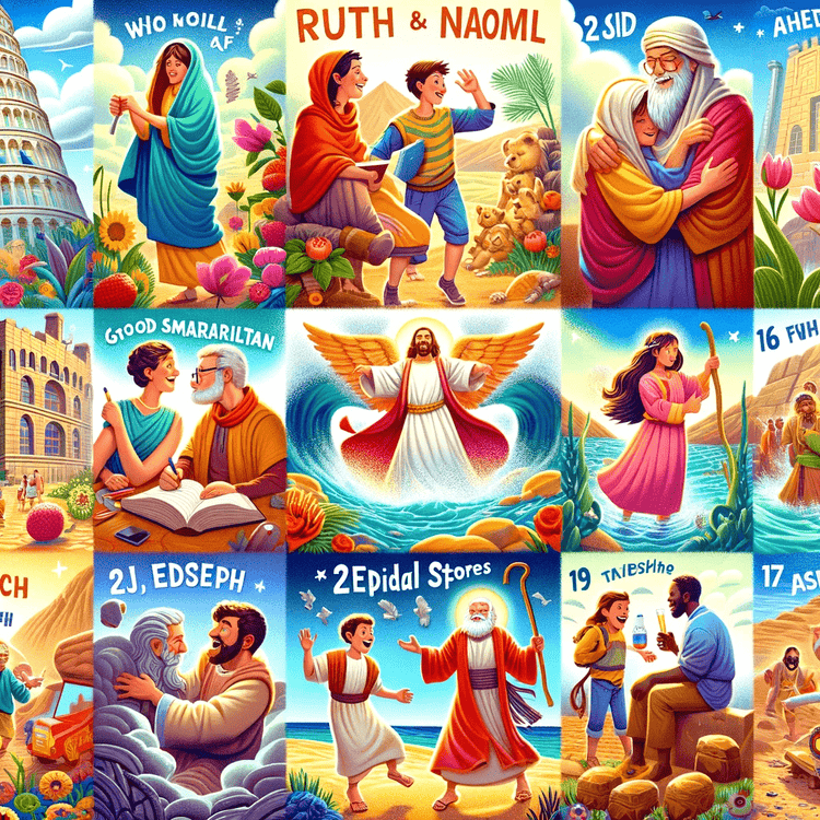 Discover Bible Treasures: Family Quiz on Ruth, Moses, Jesus & More" – Jack Righteous
