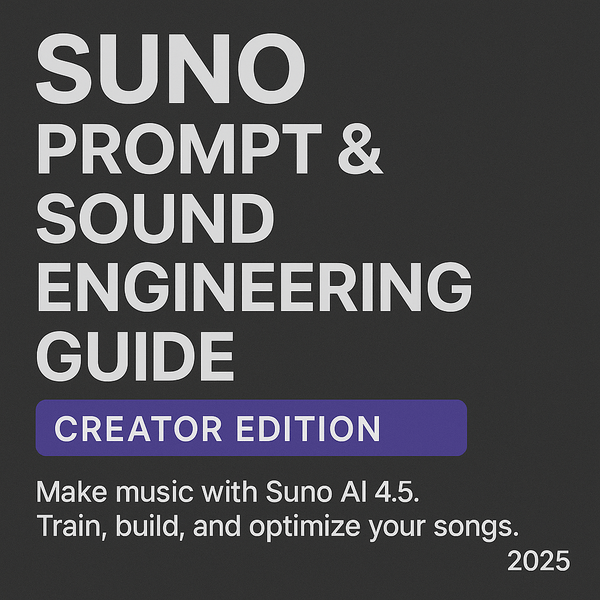 Suno Prompt Sound Engineering Guide - First Edition – Jack Righteous