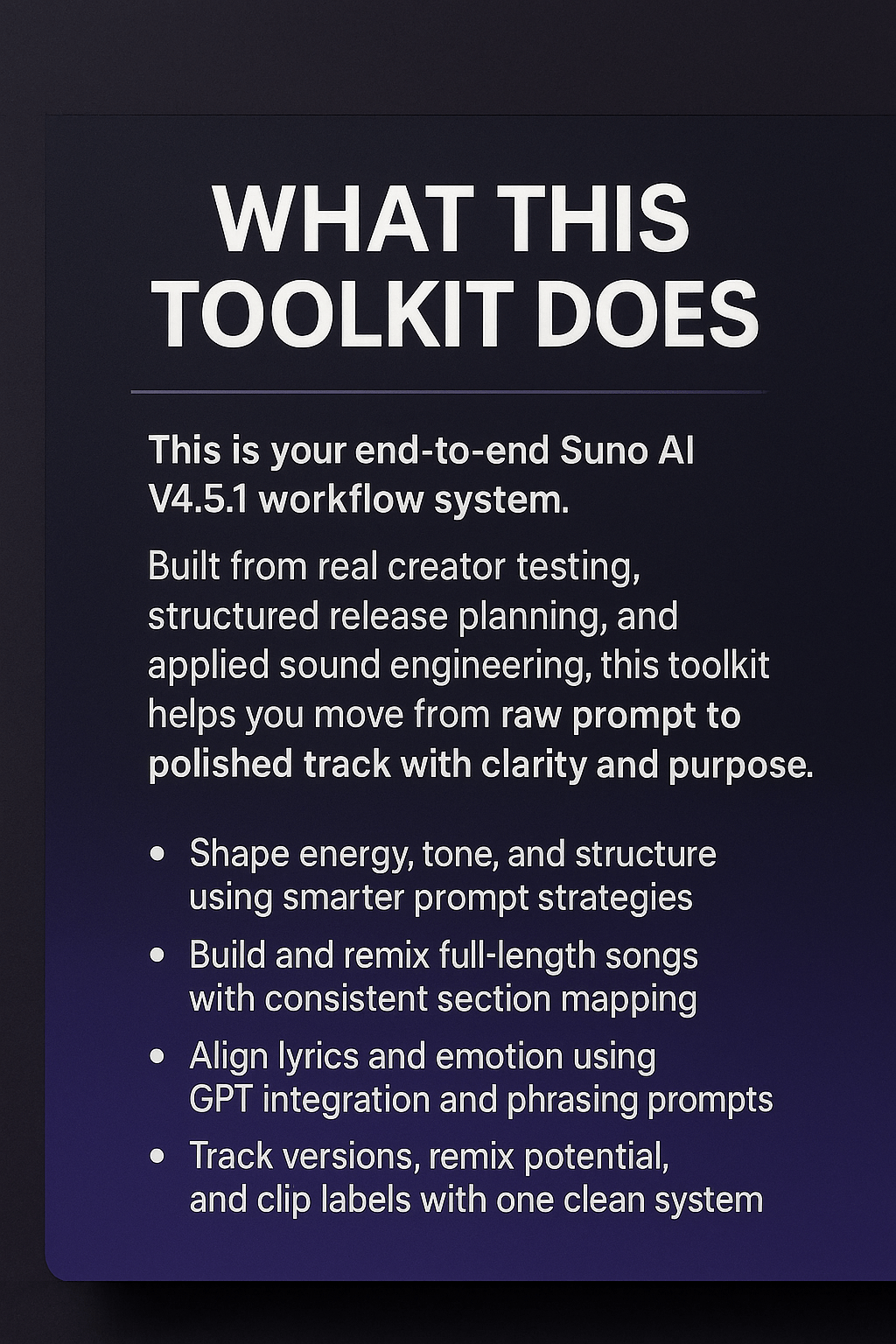 Suno AI Pro Creator Toolkit Upgrade - Advanced Features – Jack Righteous